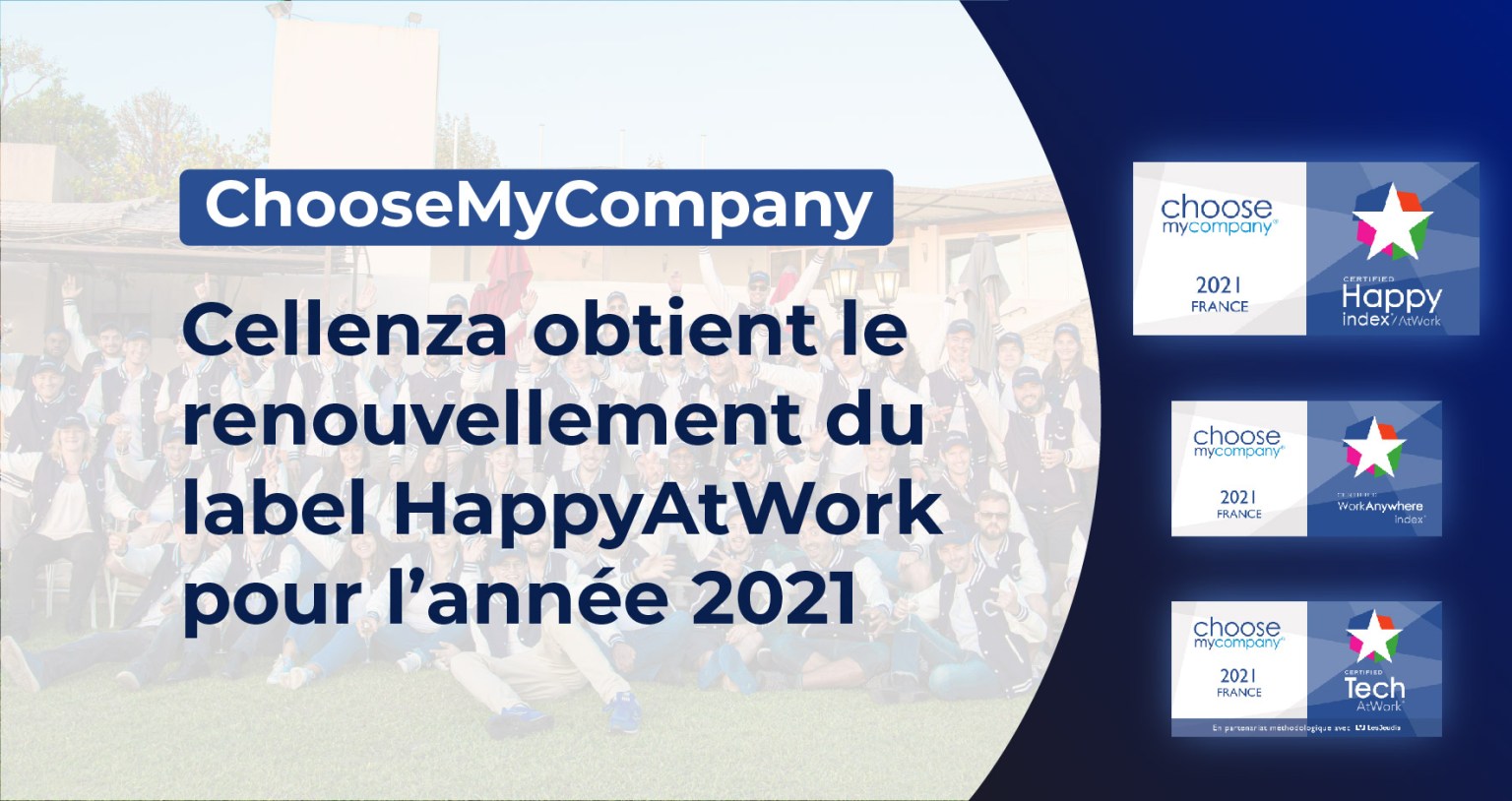 Cellenza obtient le renouvellement du label HappyAtWork pour l’année ...