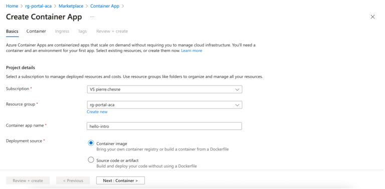 Introduction to Azure Container Apps | Le blog de Cellenza